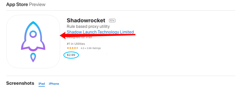 shadowrocket购买 价格 兑换码 iOS系统的 Shadowrocket购买